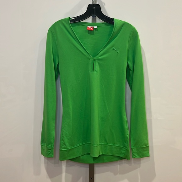 Puma | Tops | New Puma Green Top | Poshmark